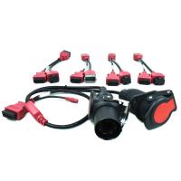 China XTRUCK OLD K-CABLE PROTOCOL ADAPTER EBS ABS CABLE FOR WABCO KNORR 7P DIAGNOSTIC CABLE FOR TRAILER for sale