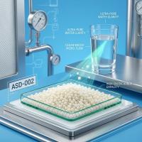 China ASD-002 Strong Base Anion Exchange Resin Nitrate Removal Media 99.8% Purity for Drinking Water Plants for sale
