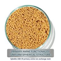 China Sphelite ASD-35 Primary Amine Resin Natural Gas Sweetening for CO2 Removal for sale