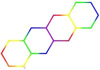 China RGB LED Hexagon Light Modular Ceiling Lighting System for Garage Gym Workshop Office Connectable Honeycomb LED Hex Light Panels for sale