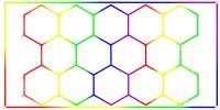China 2026 New 14Hexagon RGB APP Control Honeycomb LED Ceiling Light 24V IP20 for Gym Salon Garage Bar Atmosphere Light CE Ready for sale