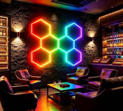 China Wholesale DC LED Hexagonal Honeycomb Lamps for Car Detailing Workshop Lighting for sale