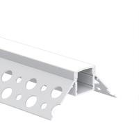 China Aluminum LED Profile for recessed led profile Drywall gypsum wall corner linear lighting for sale