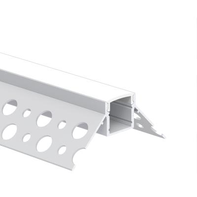 China Aluminum LED Profile for recessed led profile Drywall gypsum wall corner linear lighting for sale
