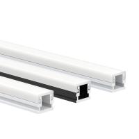 China Anodized Small 8*7.5mm LED Strip Aluminium Profile with End caps for sale