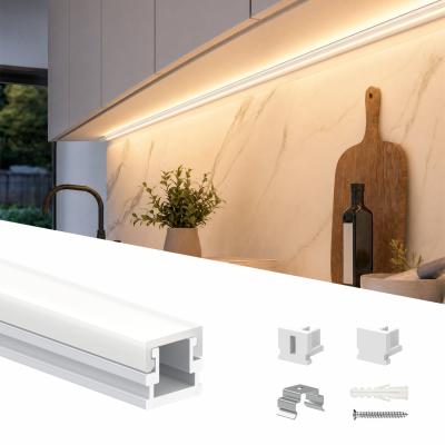 China Anodized Small 8*7.5mm LED Strip Aluminium Profile with End caps for sale