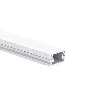 China Frosted Cover Clear Lens LED Strip Aluminium Profile With PC Diffuser for sale