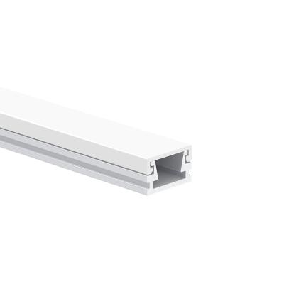 China Frosted Cover Clear Lens LED Strip Aluminium Profile With PC Diffuser for sale