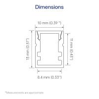 China K3 6000 Series Sandblasted Aluminum Extrusion Surface-mounted Parts Cutting Service for LED Light Strip Channels Decorations for sale
