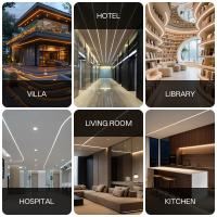 China Led Light Strips Aluminium Channel With Pc Cover K6 Recessed Drywall Plaster Gypsum Led Aluminum Profile K&C for sale
