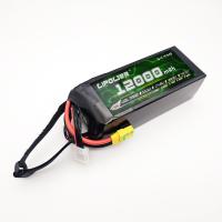 China 12000mAh 6S 22.2V 25C Hardcase Lipo Battery for FPV Drone RC Airplane for sale