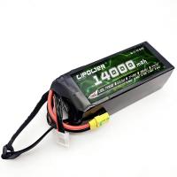 China 14000mAh 4S 6S Lipo Drone Battery High C Rate 800 Cycle Rechargeable Pack for FPV Racing UAV for sale