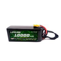 China 22.2V 6S 10000mAh 25C Lipo Battery Pack for FPV Drone with XT60 Connector for sale