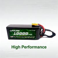 China 6S 22.2V 10000mAh 25C Lipo Battery UAV FPV Drone Battery Pack for Agriculture for sale