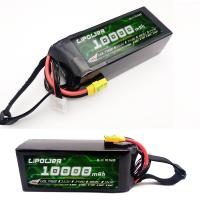 China Agricultural UAV Drone Lipo Battery 22.2V 10000mAh 25C 6S for FPV Quadcopter for sale