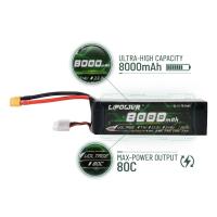 China Slim 6S 22.2V 5200mAh 75C Lipo Pouch Pack for 10 Inch Cinelifter Aerial Frames for sale