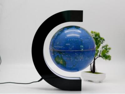 China new christmas gift c shape magnetic floating leviate pop globe ball gift for sale