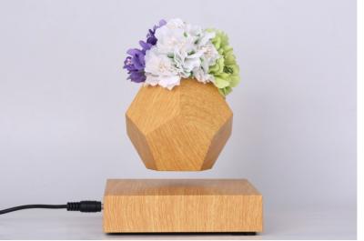 China hotsale magnetic levitate floating bottom air bonsai pot planter tree for sale