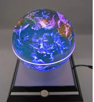 China Magnetic levitation floating  constellation globe world map 6inch for sale