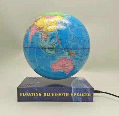 China book base magnetic levitation bottom globe with bluetooth speaker ,floating speaker globe for sale