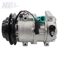 China 12V DV9 Compressor For Kioti Tractor AD1445N WXTK392 Excavator Air Conditioner Engineering Vehicles R134a Refrigerant Car Models for sale
