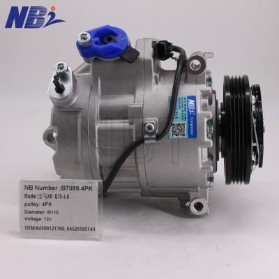 China For BMW X5 E70 4.8 New Pulley 4PK 110 Diameter 12V Voltage OEM 64509121760,64529185144 Air Compressors for sale
