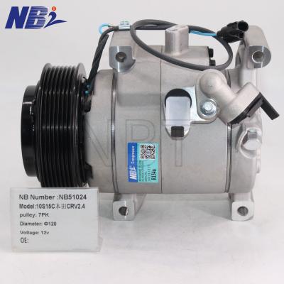 China 2007-2011 Ac air Conditioner Compressor for Honda CRV 38810-5FA-T11 388105FAT11 Compressor 12V 7PK for sale