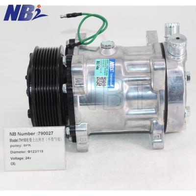 China 7H15 AC Compressor for Truck 8PK 24V Car Air Conditioner Compressor Factory Direct Sales for sale