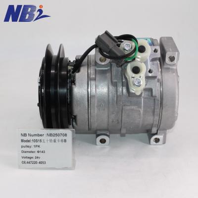 China 10s15c Compressor for KOMATSU PC300 NEW Direct 24V 447220-4053 247300-0510 447170-9100 447170-9101 447190-5470 20Y8101260 for sale