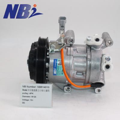 China 88310-0D070 Auto 12V Air Conditioning Compressor for Toyota Yaris 1.3 Corolla Vios 1nz Car Ac Compressor Parts12V 883100D140 for sale