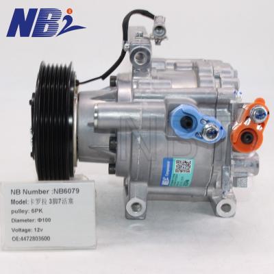 China 88320B1070 4472803600 AC Air Conditioner Compressor WNRLN for Toyota Tank for Roomy for Passo for Daihatsu Genuine Thor WXTT051 for sale