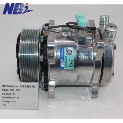 China 507 5H11 SD5H11 SD507 5125 Auto Ac Compressor 8PK 119MM 12V O-RING for sale