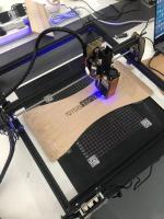 China Mini Laser Printing Engraving Machine Fixed Focus 410mmx370mm for sale
