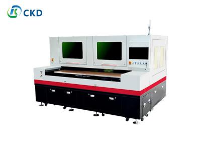 China Large Size 80W Laser Glass Cutting Machine With Double Operation for sale