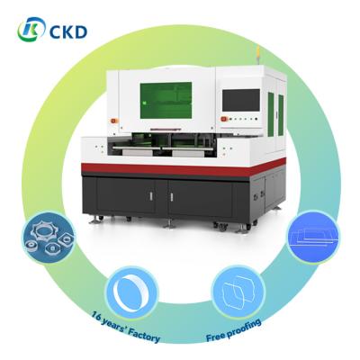 China 150W Glass Cutting Machine with RFC02 Splitting Laser Source and <0.03mm Cutting Accuracy for sale