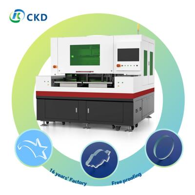 China Precision Laser Glass Cutting Machine with XY Linear Motor Optical Grating Scale Drive for sale