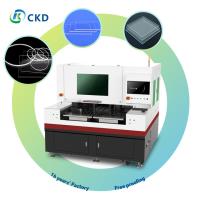 China 1G Acceleration Borosilicate Glass Cutting Machine with ±0.01mm Cutting Accuracy for sale