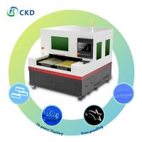 China Polygonal Glass Cutting Machine with Adjustable Speed and Minimum Cutting Burr for sale
