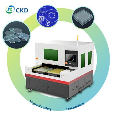 China Precision Glassware Laser Cutting Machine For Optical Glass Fine Cutting Accuracy for sale