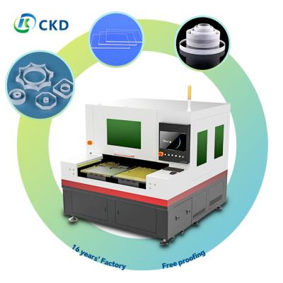 China Precision Small Glass Laser Cutting Machine With XY Linear Motor Grating Ruler And Pulse <10ps for sale