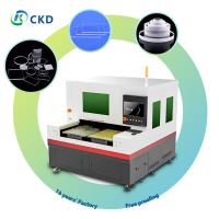 China Compact Optical Glass Laser Cutting Machine Powered by AC220V RF CO2 Laser for sale
