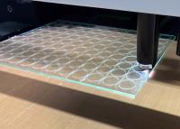 China Laser Glass Cutting Machine equipped with advanced laser technology ensuring smooth edges and minimal material waste  To Speed 0-500mm/s for sale