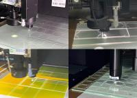 China Compact footprint Laser Glass Cutting Machine ideal for integration into existing glass processing lines with limited space for sale