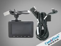 China Dash Camera With Monitor Dual Recording Front And Rear View for sale