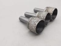 China Electro Bonded CBN Grinding Pins Diamond Routers Bit Mounted Points D45 - 25-500mm Diameter Range for Precision Machining for sale