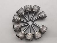 China Electro Bonded CBN Grinding Pins Diamond Routers Bit Mounted Points D45 - 25-500mm Diameter Range for Precision Machining for sale