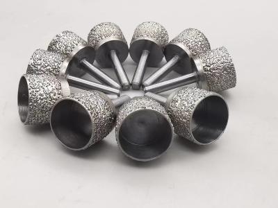 China Electro Bonded CBN Grinding Pins Diamond Routers Bit Mounted Points D45 - 25-500mm Diameter Range for Precision Machining for sale