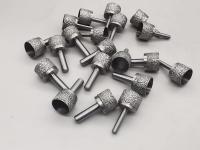 China Electro Bonded CBN Grinding Pins Diamond Routers Bit Mounted Points D45 - 25-500mm Diameter Range for Precision Machining for sale