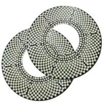 China Vitrified Bond Double Disc Grinding Wheel For PCD PCBN grinder disc for sale