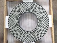 China Vitrified Bond Double Disc Grinding Wheel For PCD PCBN grinder disc for sale